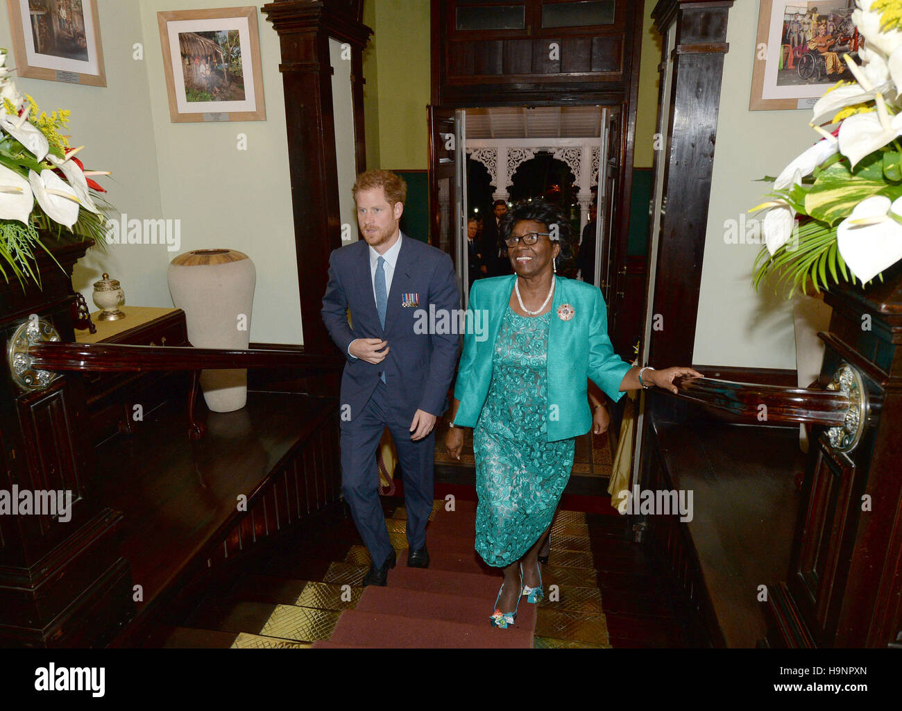 Prince Harry attends a reception hosted by the Governor General, Her ...