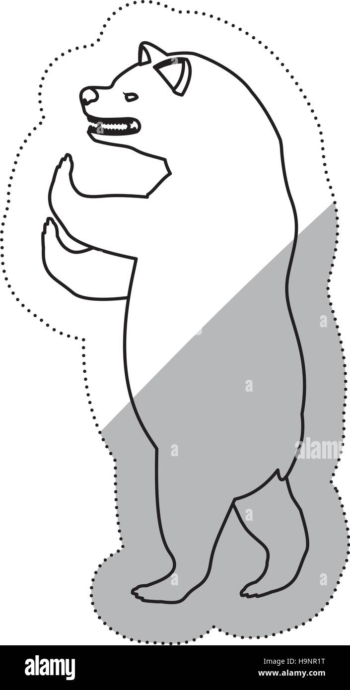 Isolated bear animal design Stock Vector Image & Art - Alamy