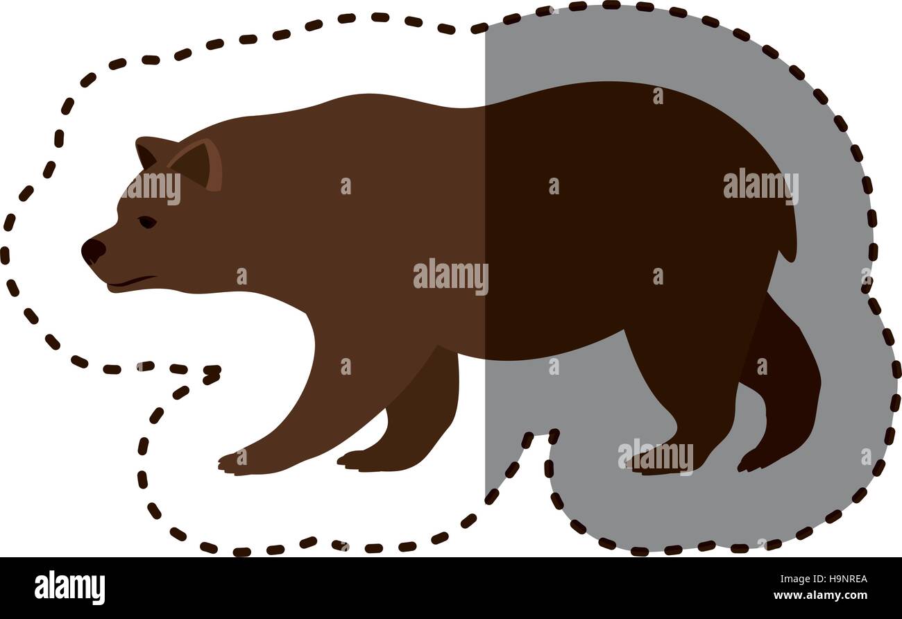 Isolated bear animal design Stock Vector Image & Art - Alamy
