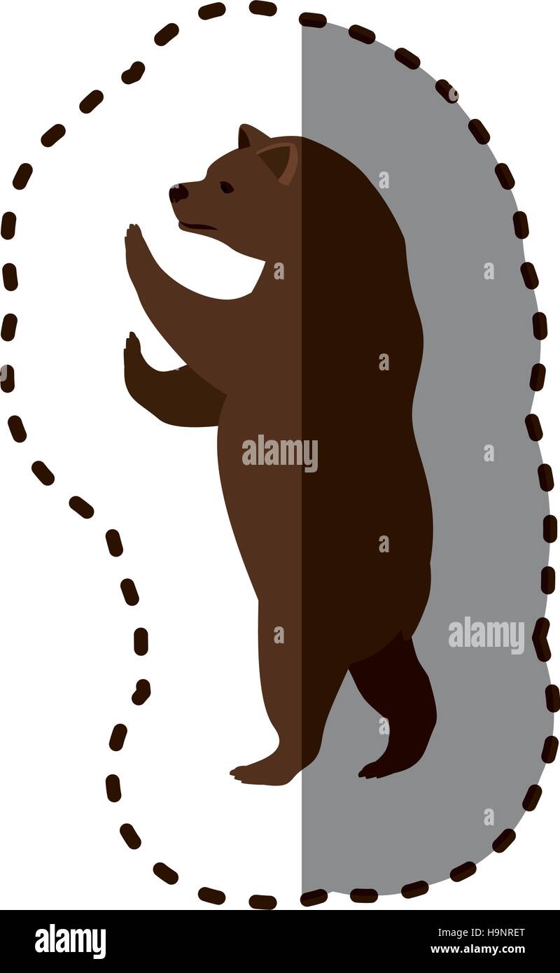 Isolated bear animal design Stock Vector Image & Art - Alamy
