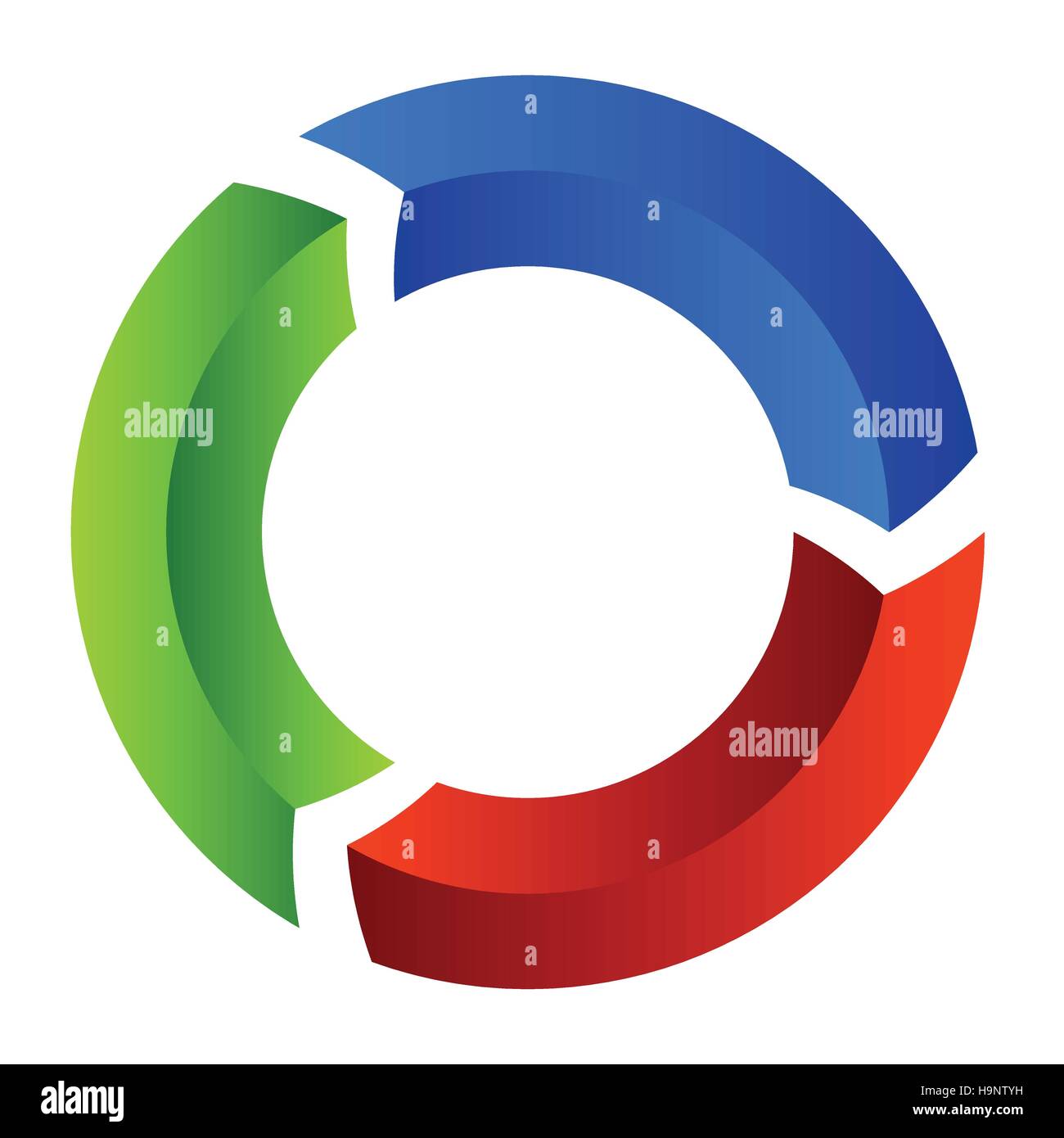 Segmented circle arrow. Circular arrow icon. Process, progres, rotation icon Stock Vector Image ...