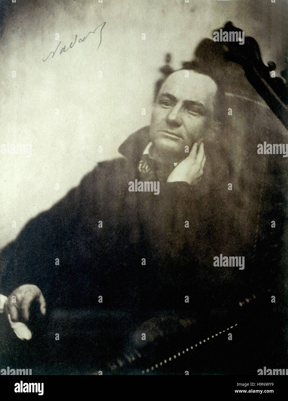 Felix Nadar - Photographic portrait of Charles Baudelaire - Baudelaire ...