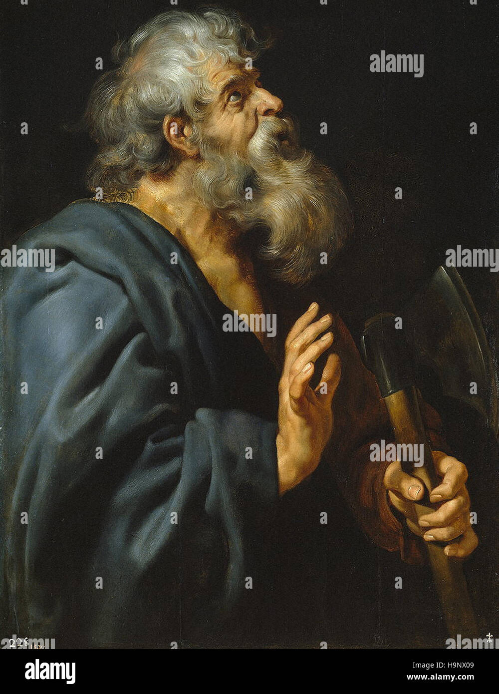 Peter Paul Rubens - San Matías - 1611 - Prado Museum Madrid Stock Photo ...