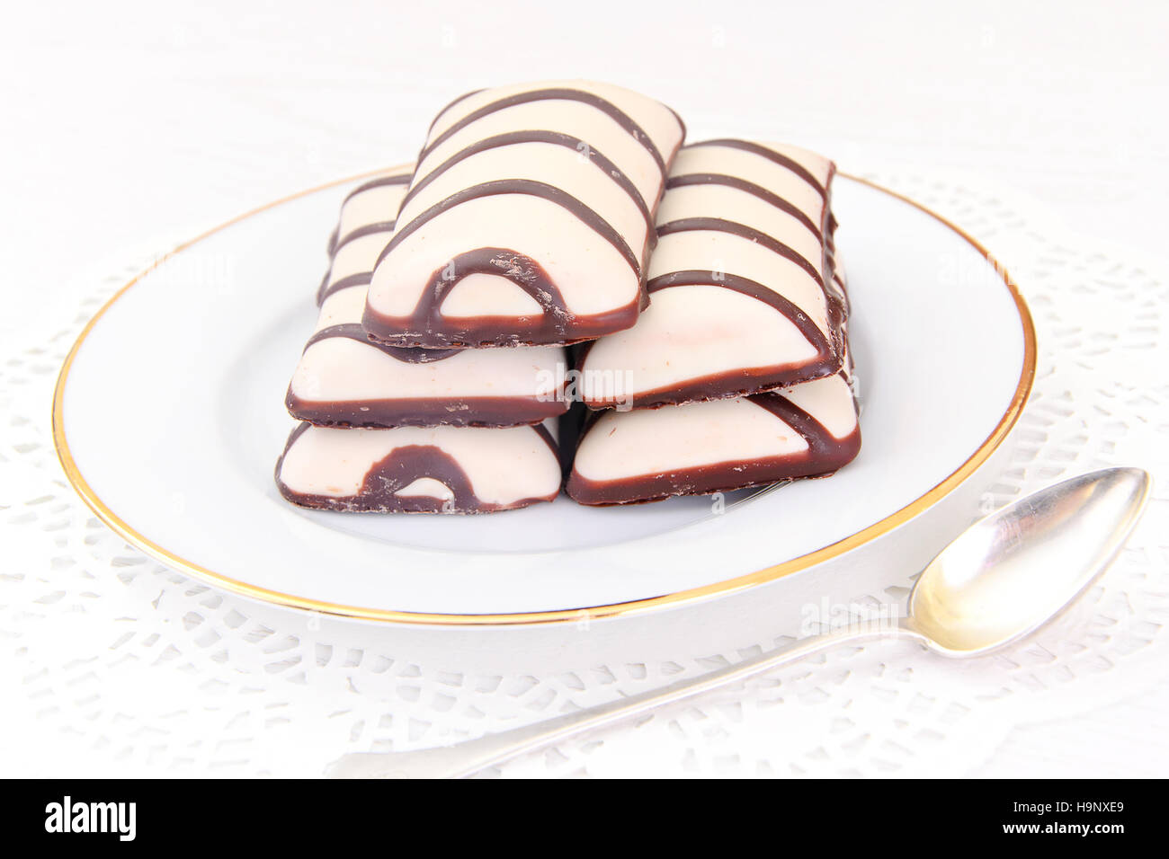 Christmas cake panettone decoration Cut Out Stock Images & Pictures - Alamy