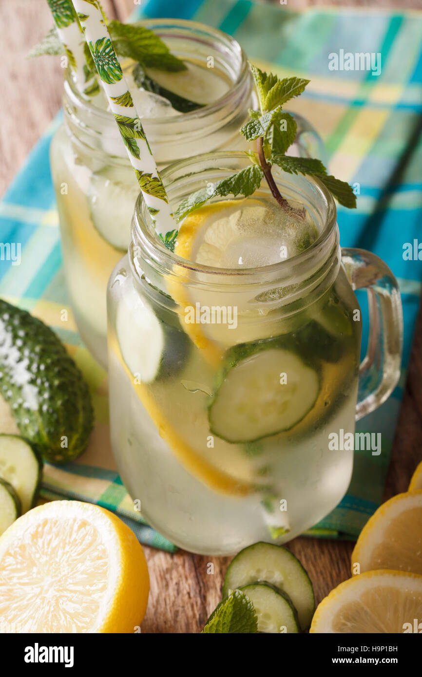 Cucumber lemonade hi-res stock photography and images - Alamy