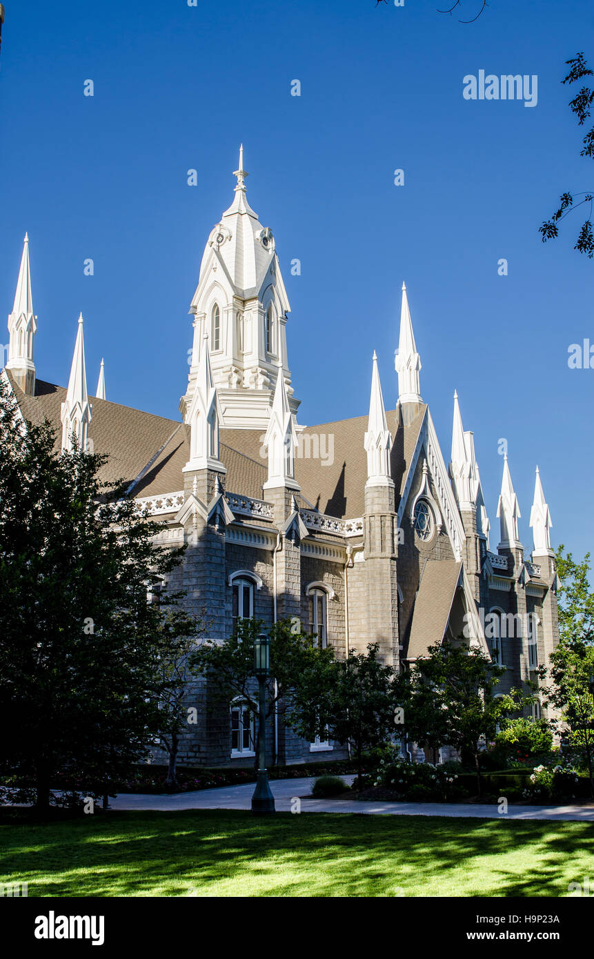 Assembly Hall, Temple Square, Salt Lake City, Utah, USA Stock Photo - Alamy