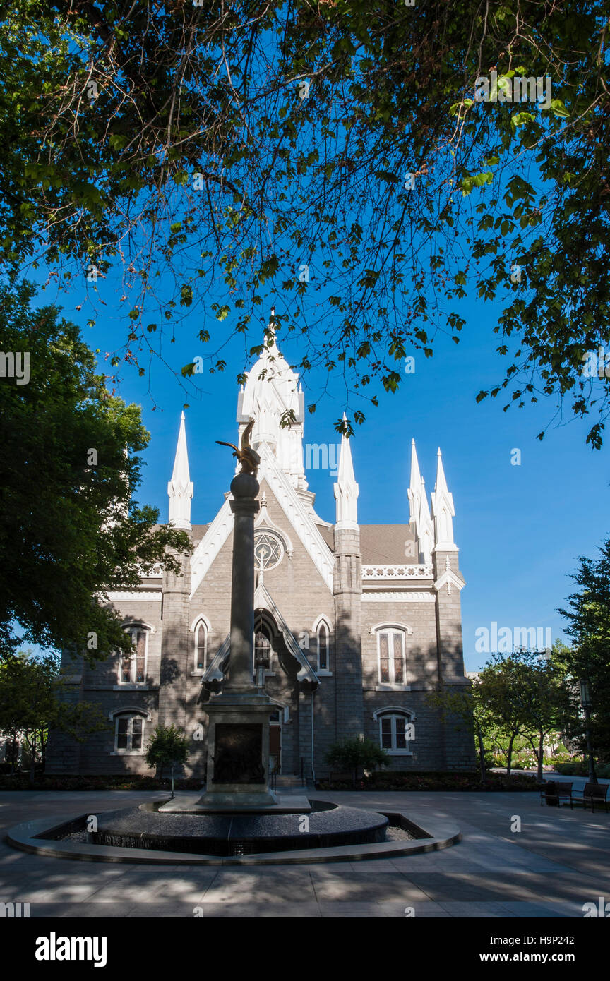 Assembly Hall, Temple Square, Salt Lake City, Utah, USA Stock Photo - Alamy