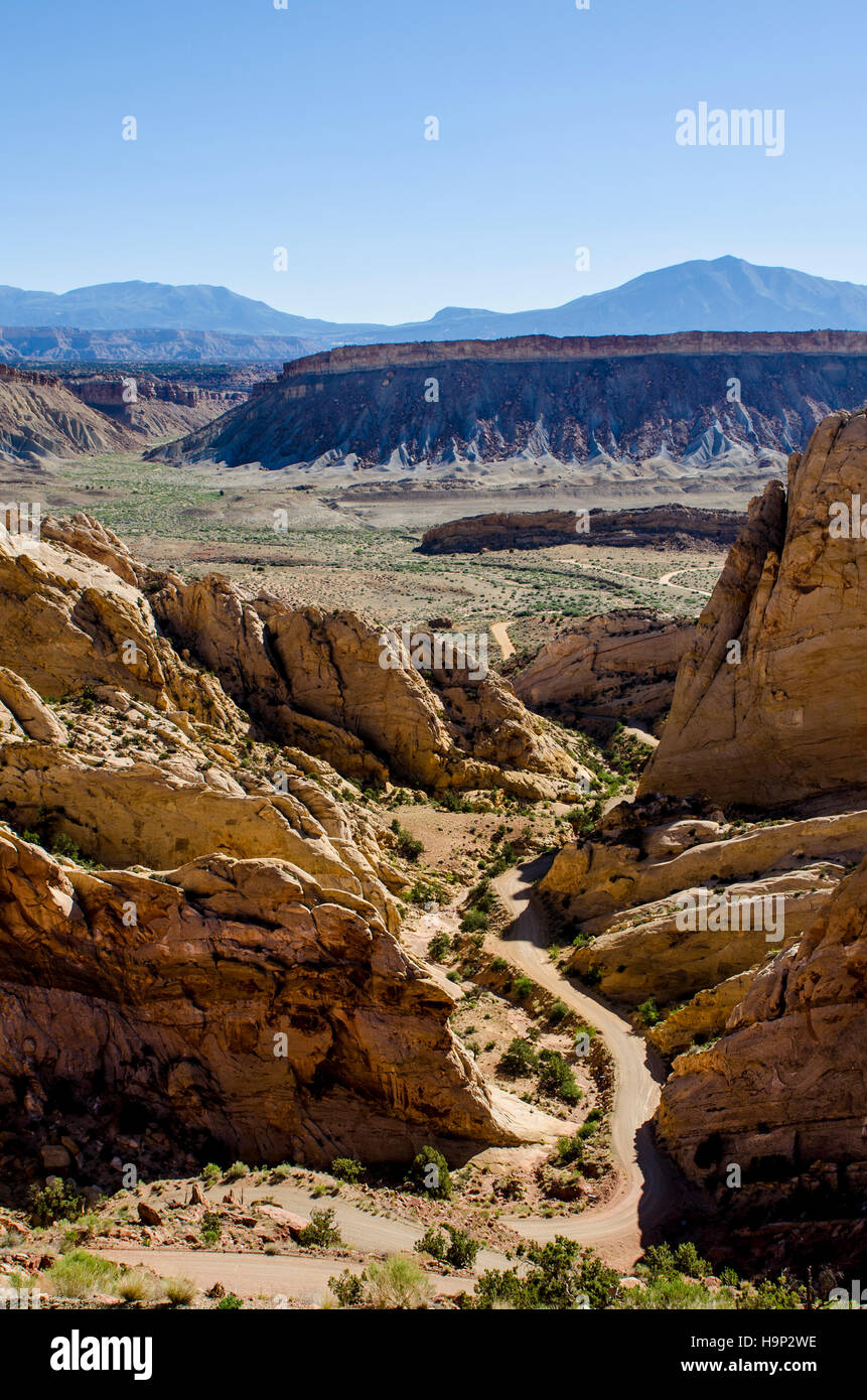 Burr trail switchbacks hi-res stock photography and images - Alamy
