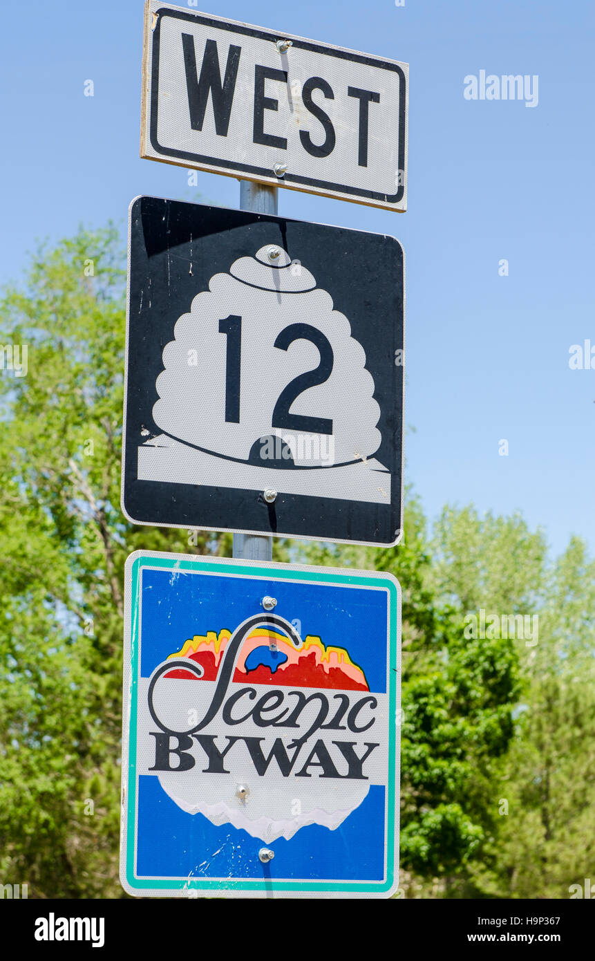 Highway 12 Scenic Byway, Utah, USA Stock Photo - Alamy