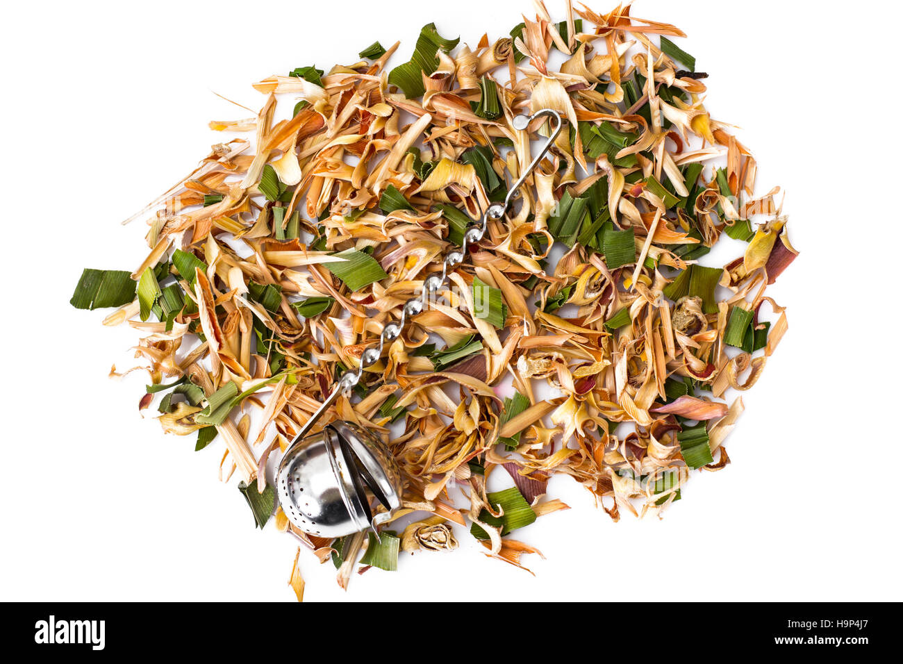 Wonderful Thai herbal tea with Pandan and Lemongrass. Studio Photo ...