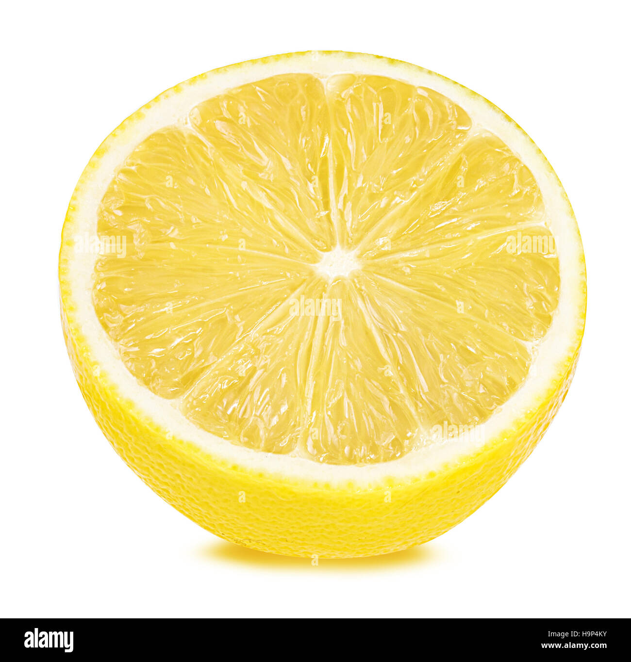 Fresh lemon isolated on white background Stock Photo - Alamy