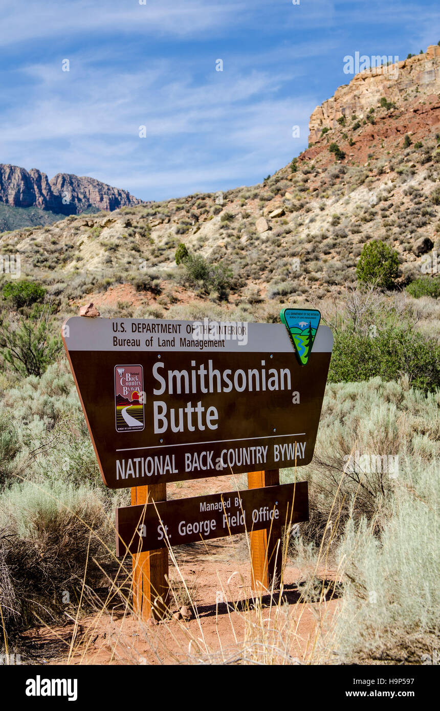 Smithsonian Butte, St. George, Utah, USA Stock Photo - Alamy