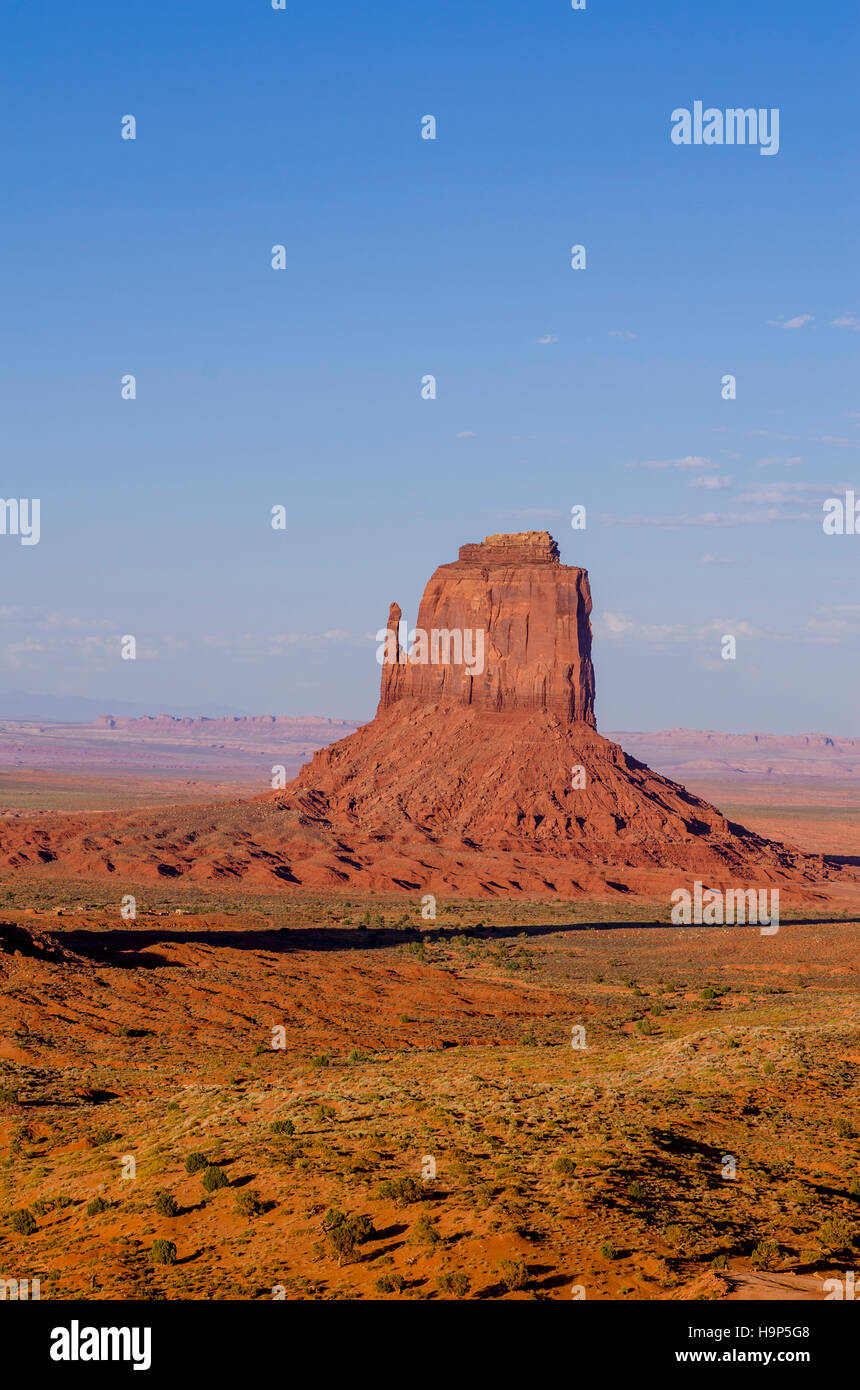 East Mitten Butte, Monument Valley Navajo Tribal Park, Monument Valley ...