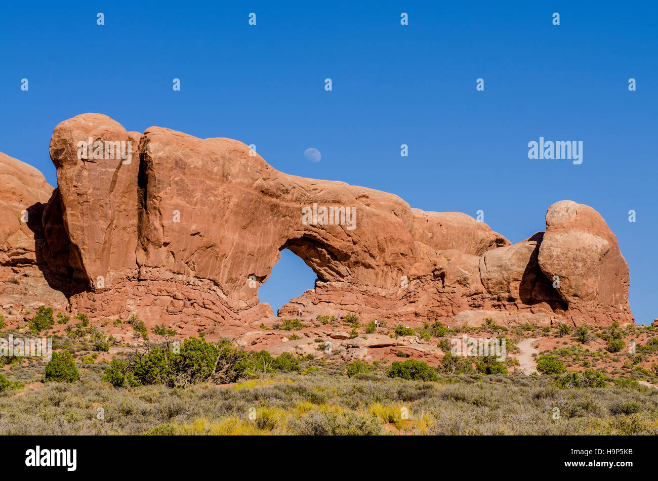 North Window Arch, Arches National Park, Utah, USA Stock Photo - Alamy