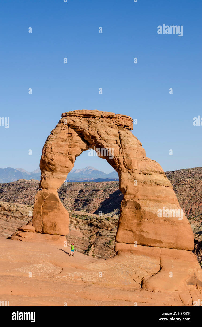 Delicate Arch, Arches National Park, Utah, USA Stock Photo - Alamy