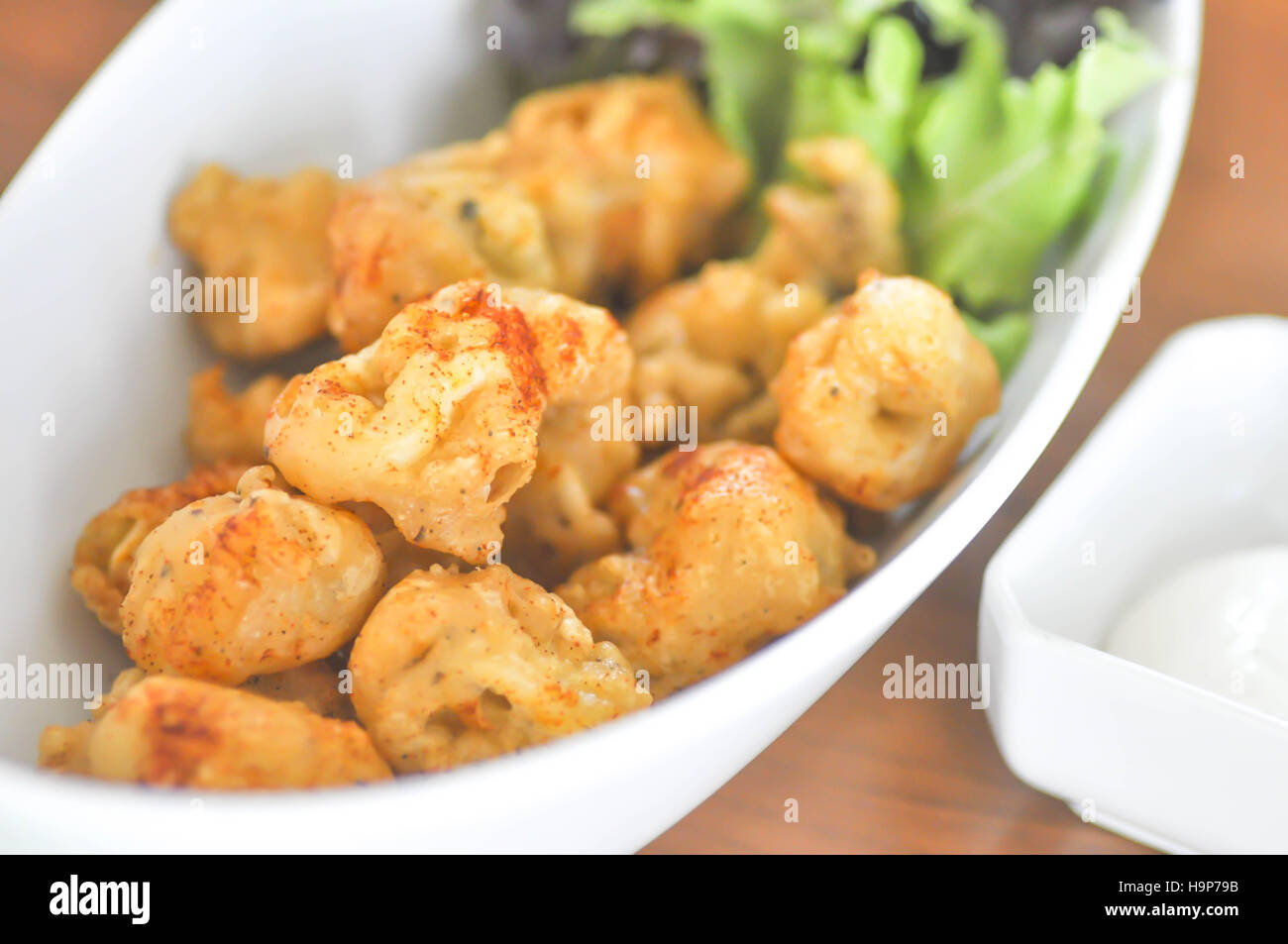 calamari or fried squid dish Stock Photo - Alamy