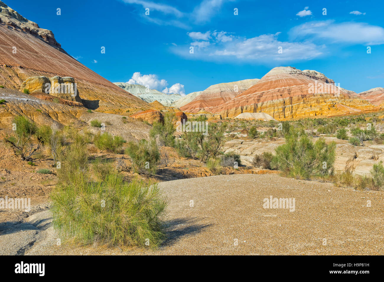 Aktau Mountains, Altyn-Emel National Park, Almaty region, Kazakhstan ...