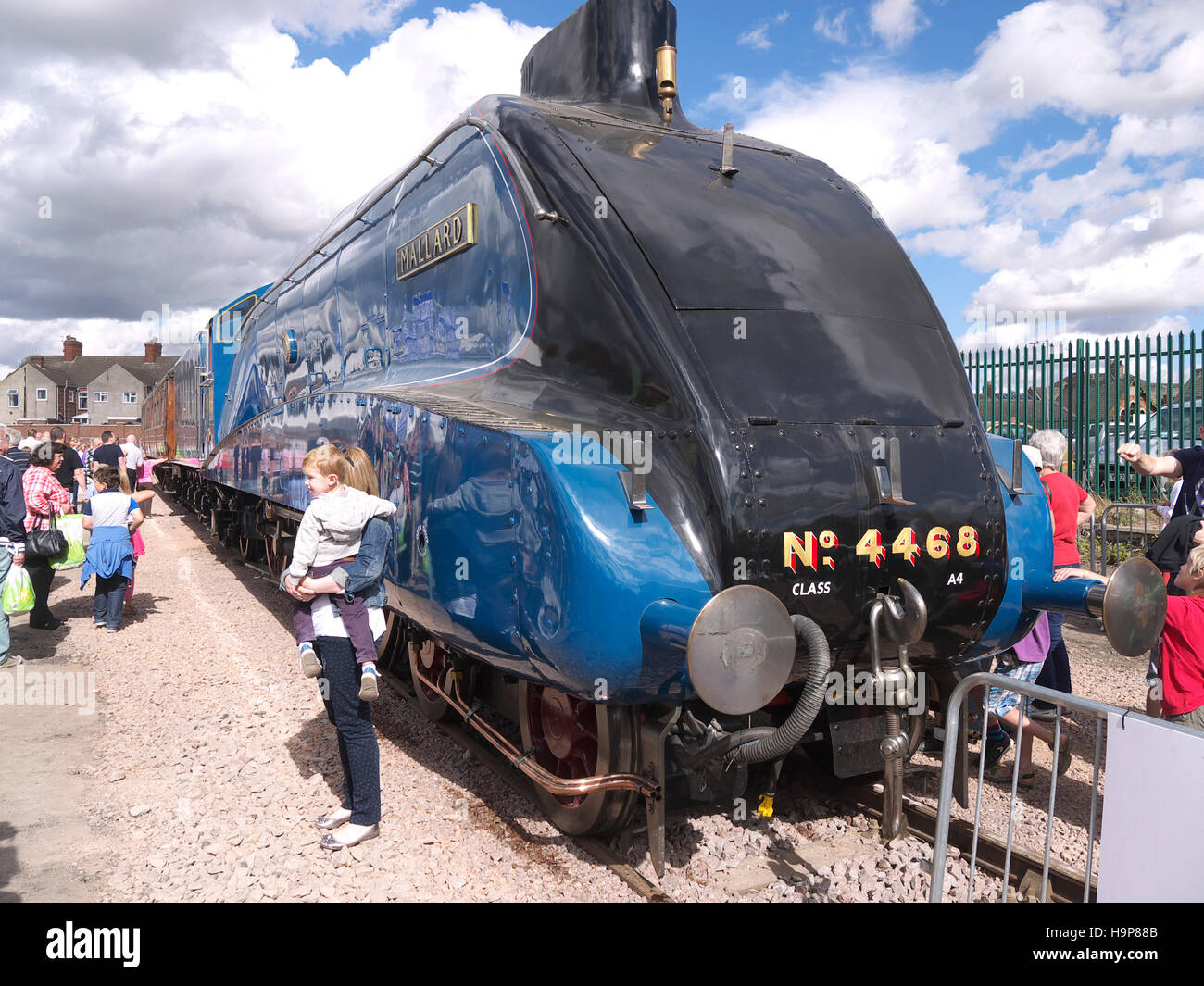 LNER A4 Mallard at Grantham Stock Photo - Alamy