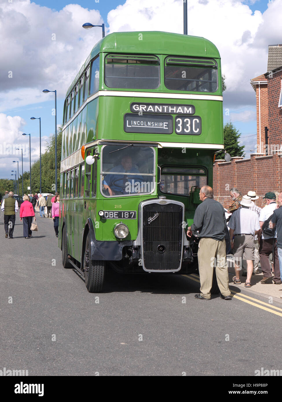 Vintage double decker bus hi-res stock photography and images - Alamy