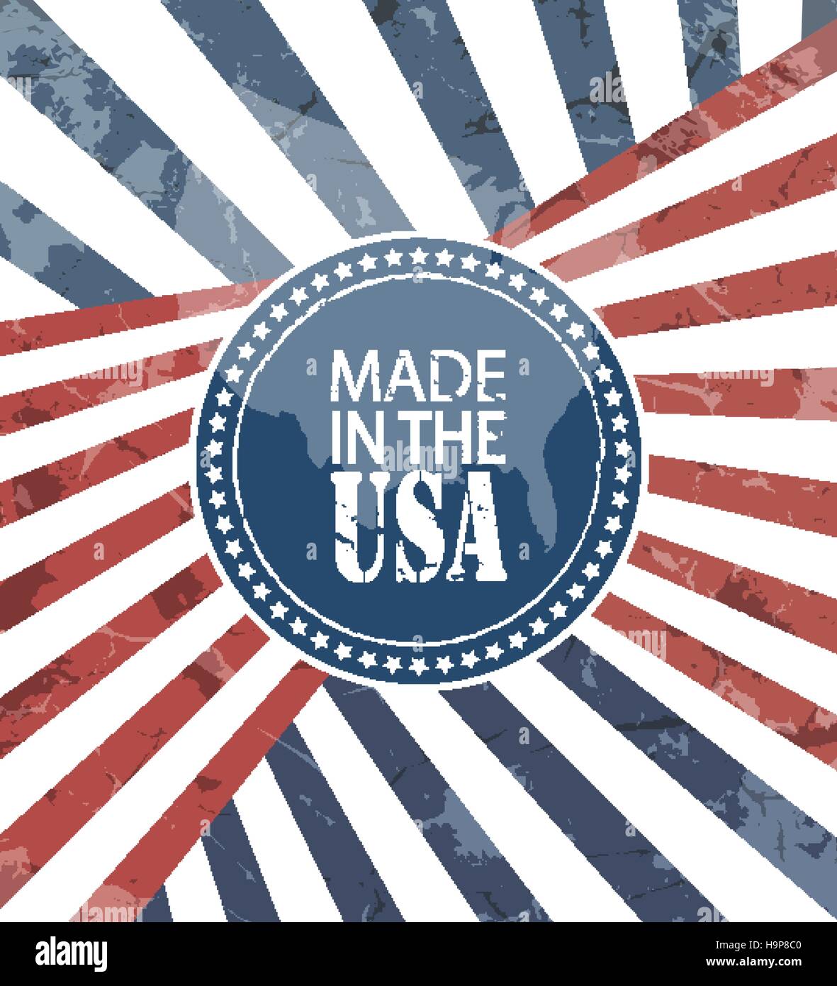 Made in america label Stock Vector Images - Alamy