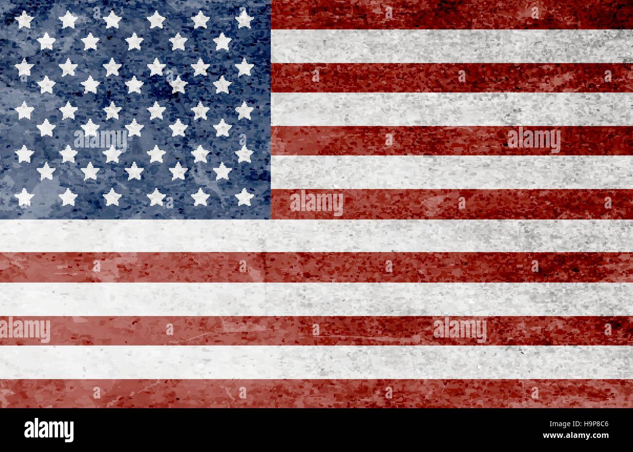 Frayed american flag Stock Vector Images - Alamy