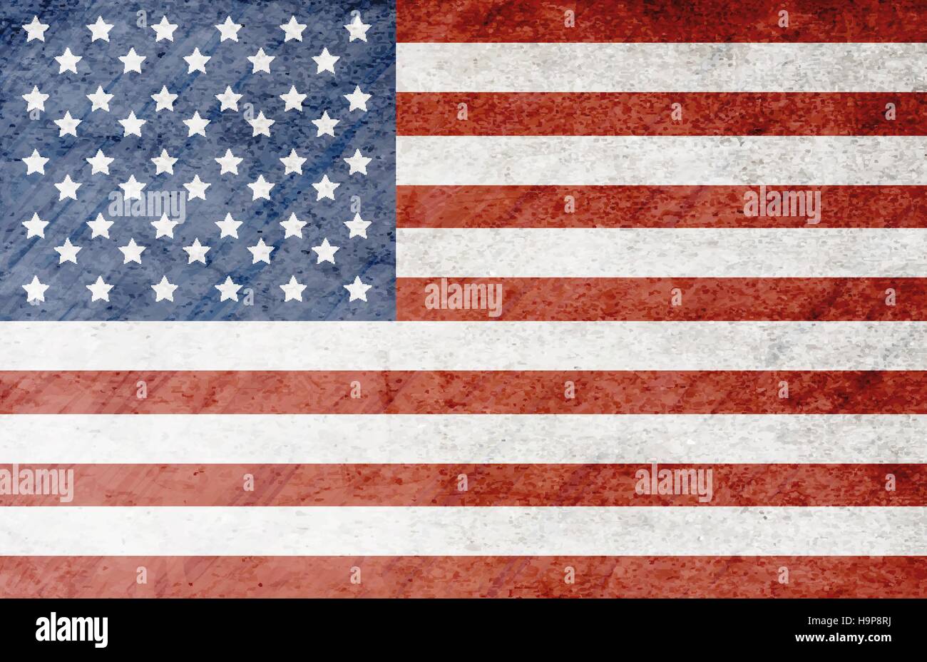 Grunge Dirty American National Flag Stock Vector Image & Art - Alamy