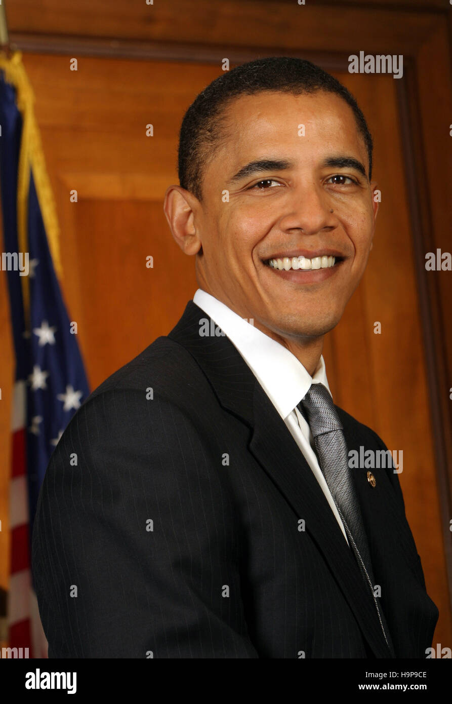 Barack obama portrait hi-res stock photography and images - Alamy