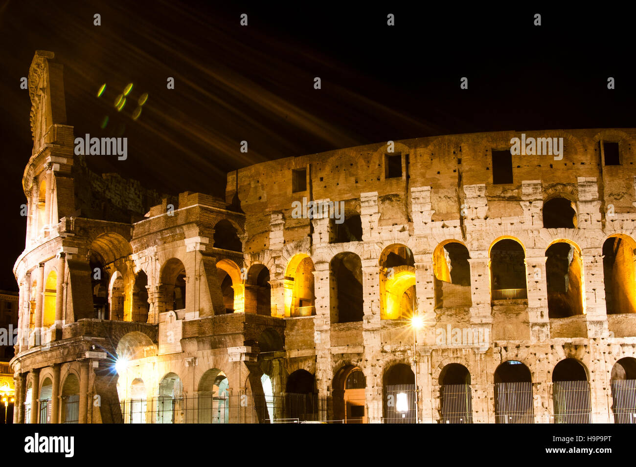 coliseum at night Stock Photo - Alamy