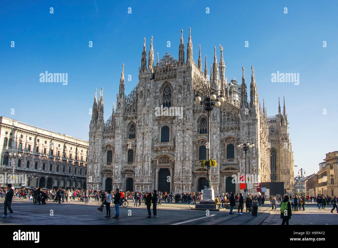 Italy Milan xhumo Church Stock Photo - Alamy
