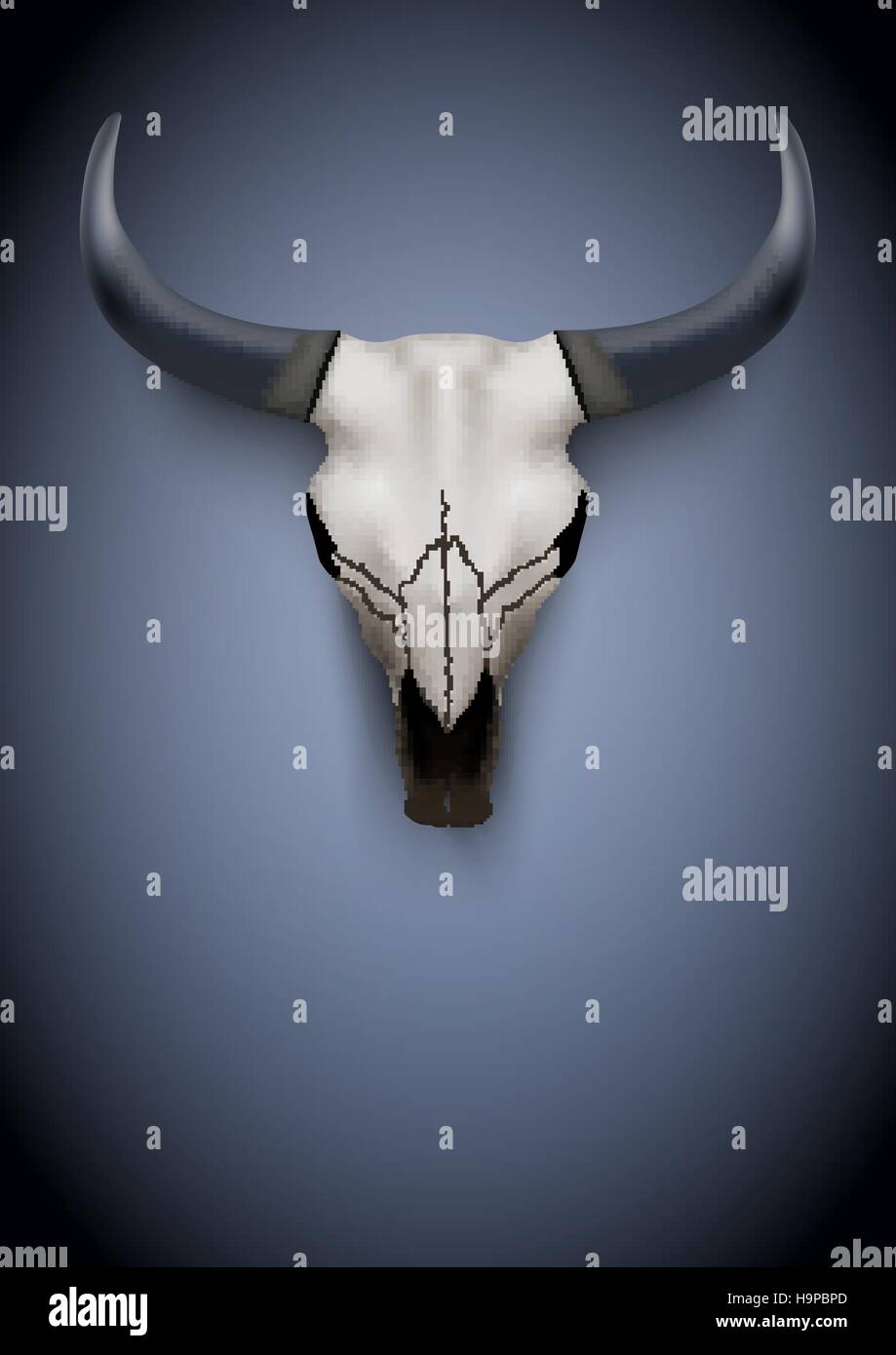Animal Skull Poster Stock Vector Image & Art - Alamy