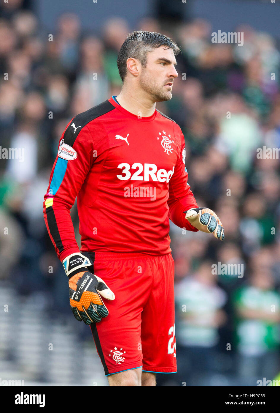 Rangers goalkeeper Matt Gilks Stock Photo - Alamy