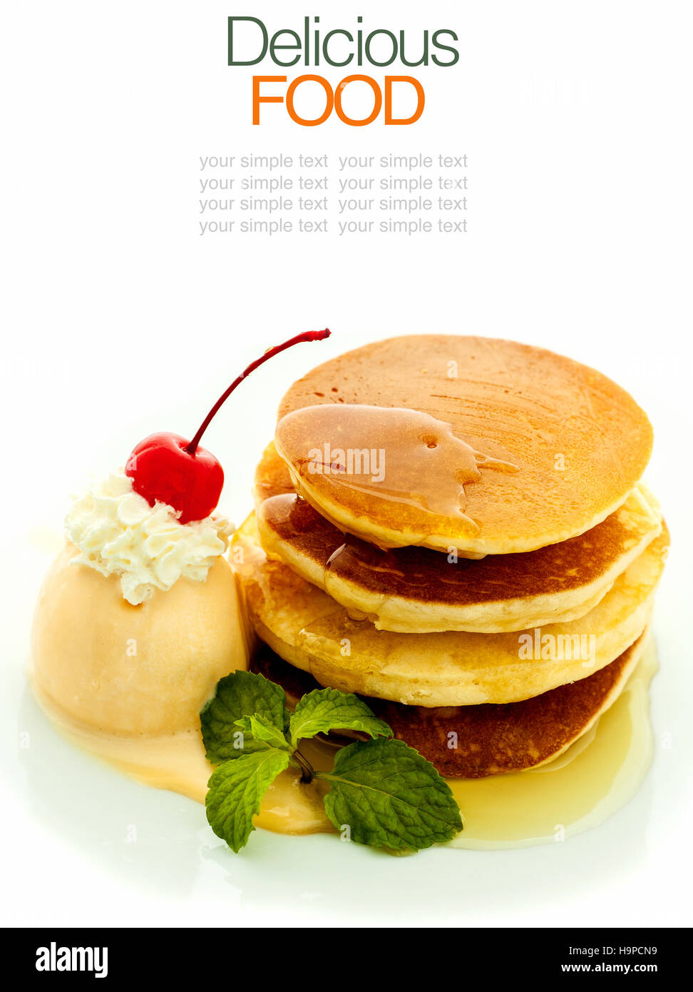 Fried ice cream Cut Out Stock Images & Pictures - Alamy