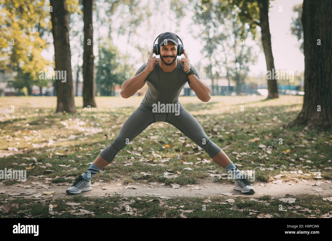 Exercise In Nature Stock Photo - Alamy