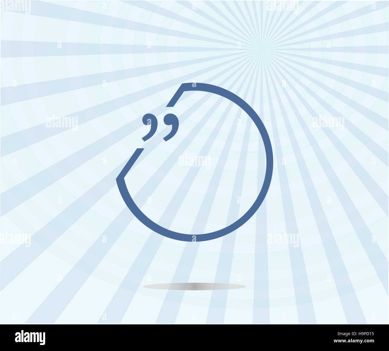 Quotation Mark Speech Bubble. Quote sign icon Stock Photo - Alamy