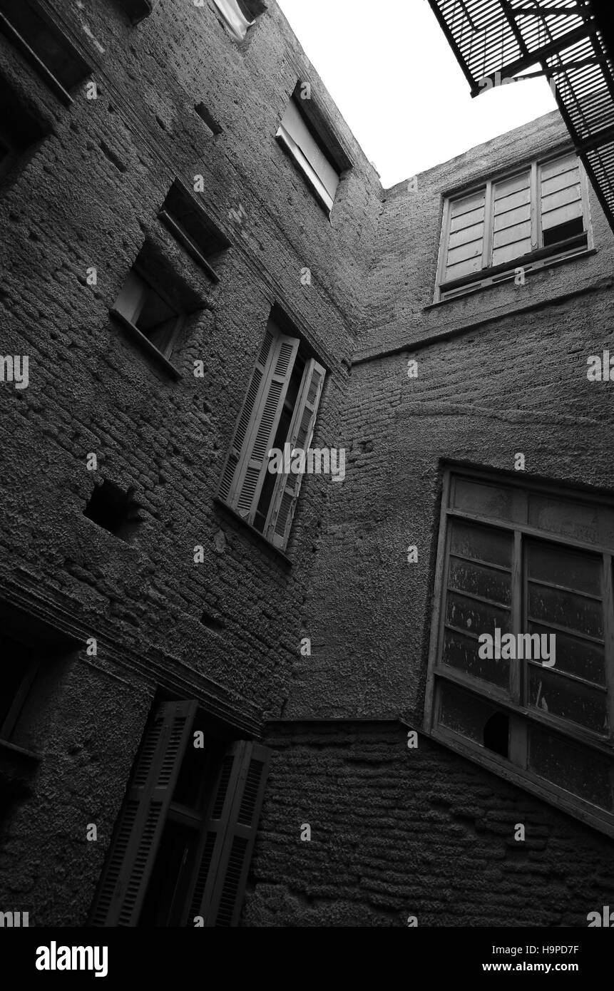 Architectural details of building structures in the city Stock Photo ...