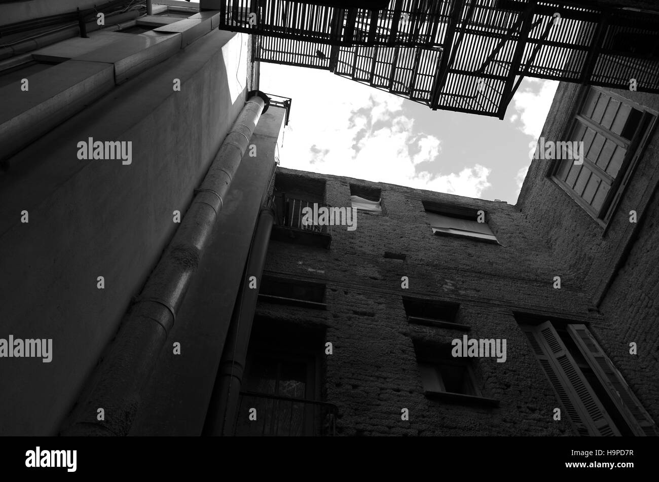 Architectural details of building structures in the city Stock Photo ...