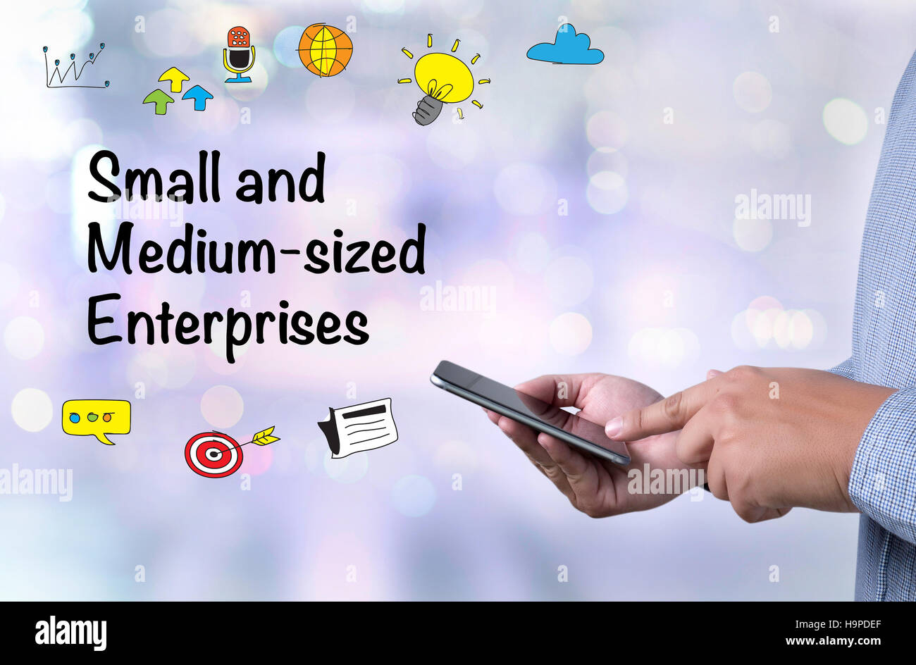 SME or Small and medium-sized enterprises Stock Photo - Alamy