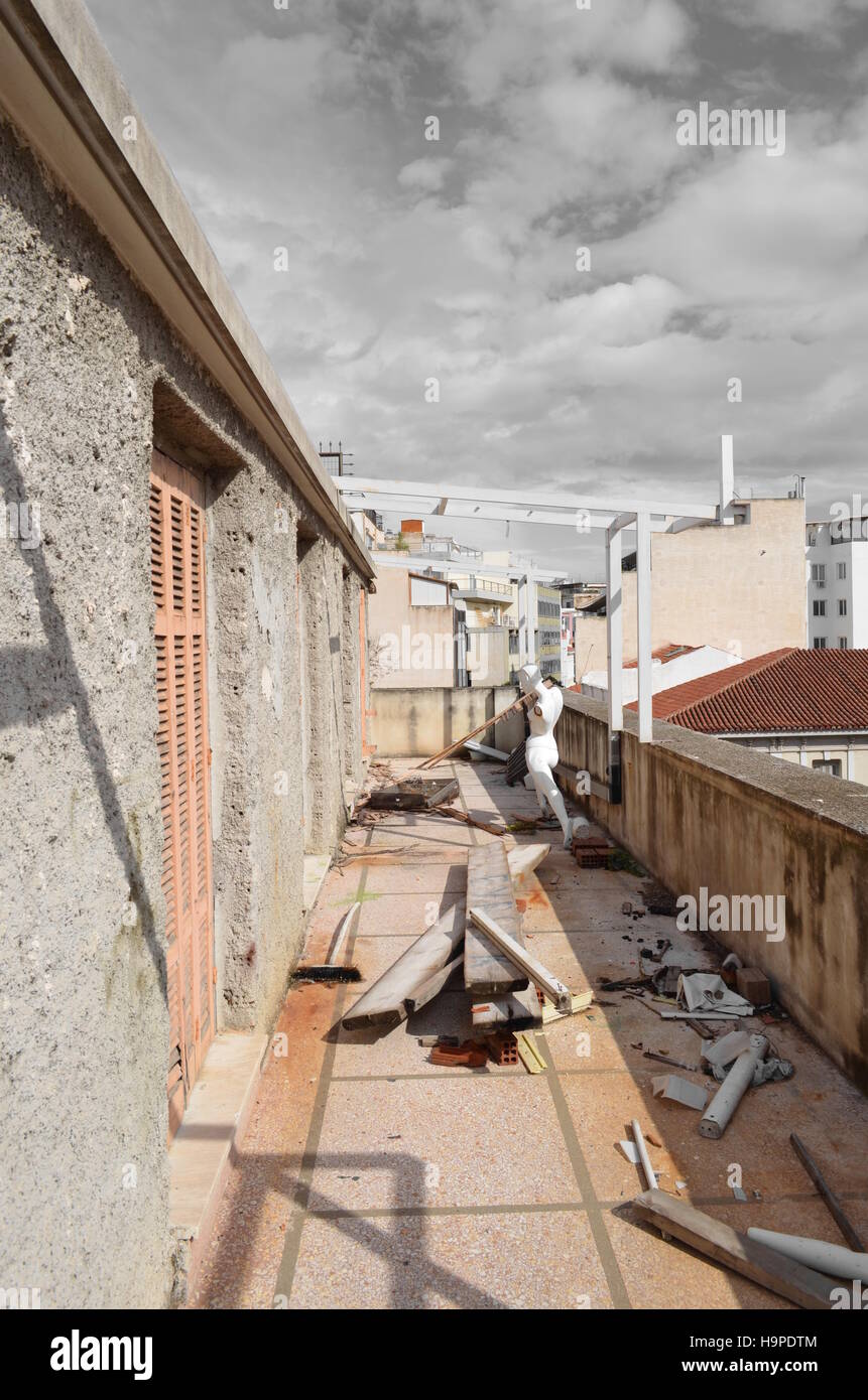 Architectural details of building structures in the city Stock Photo ...