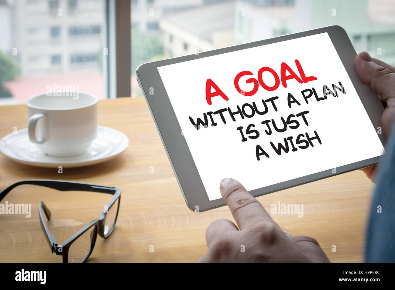 A Goal Without a Plan Is Just a Wish Stock Photo - Alamy