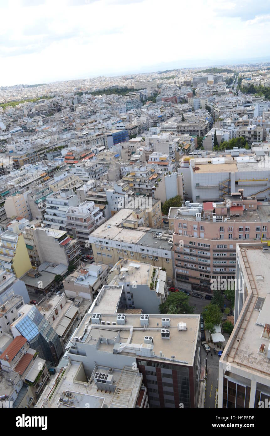 Panoramic view of the city from above Stock Photo - Alamy