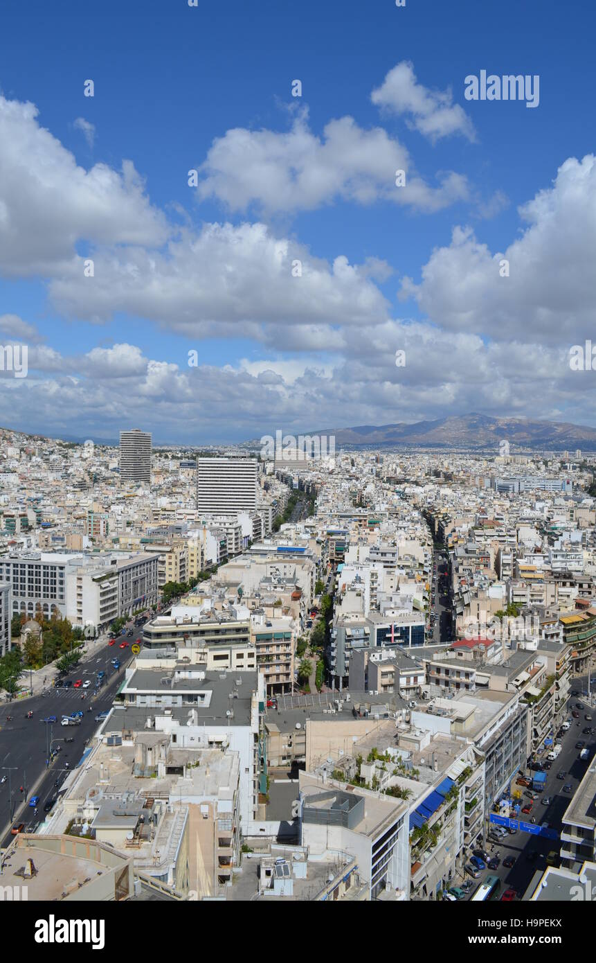 Panoramic view of the city from above Stock Photo - Alamy