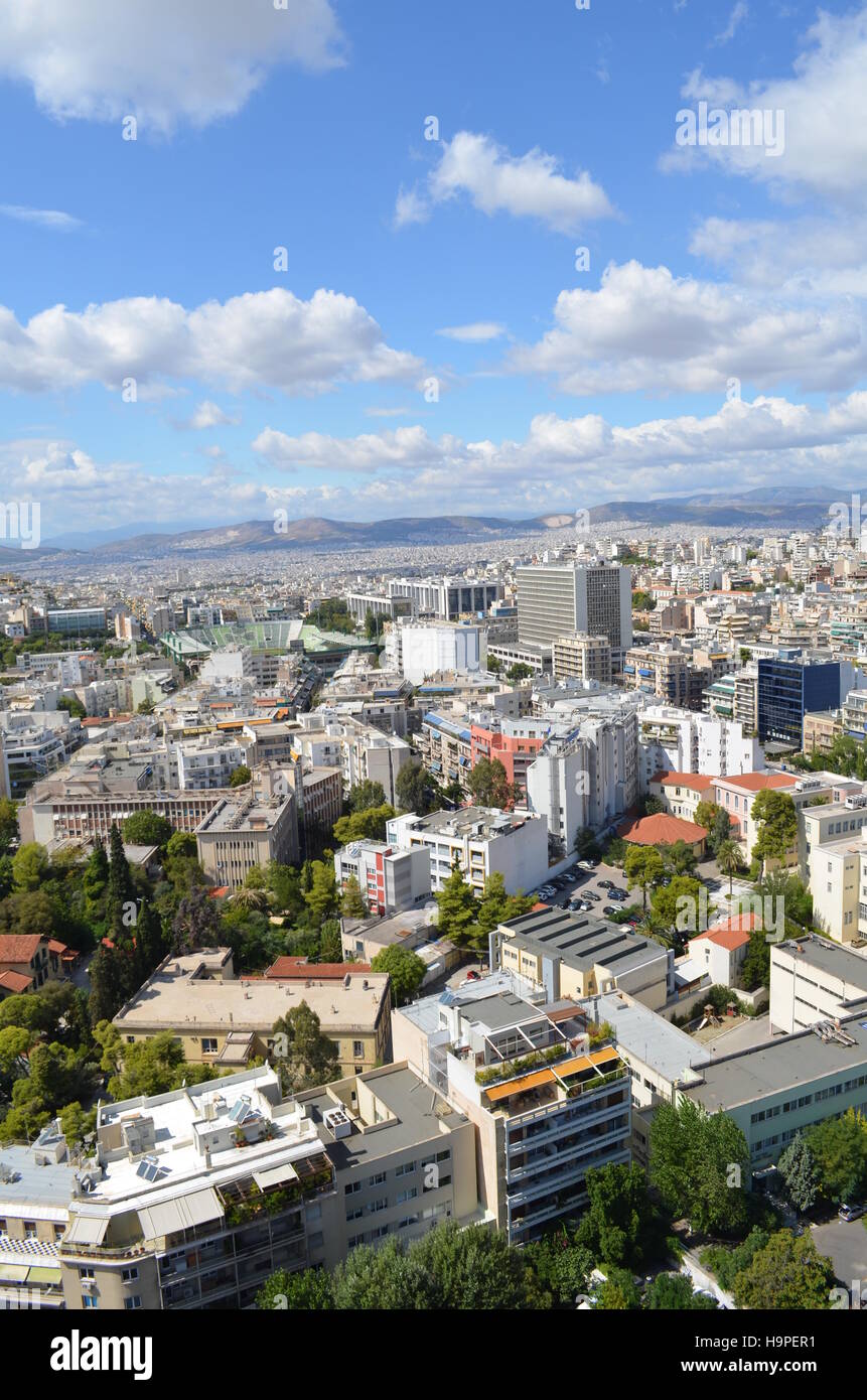 Panoramic view of the city from above Stock Photo - Alamy