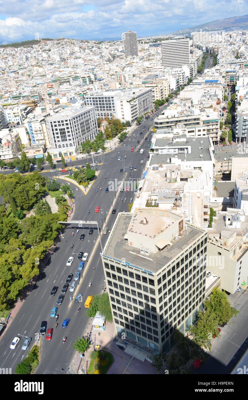 Panoramic view of the city from above Stock Photo - Alamy