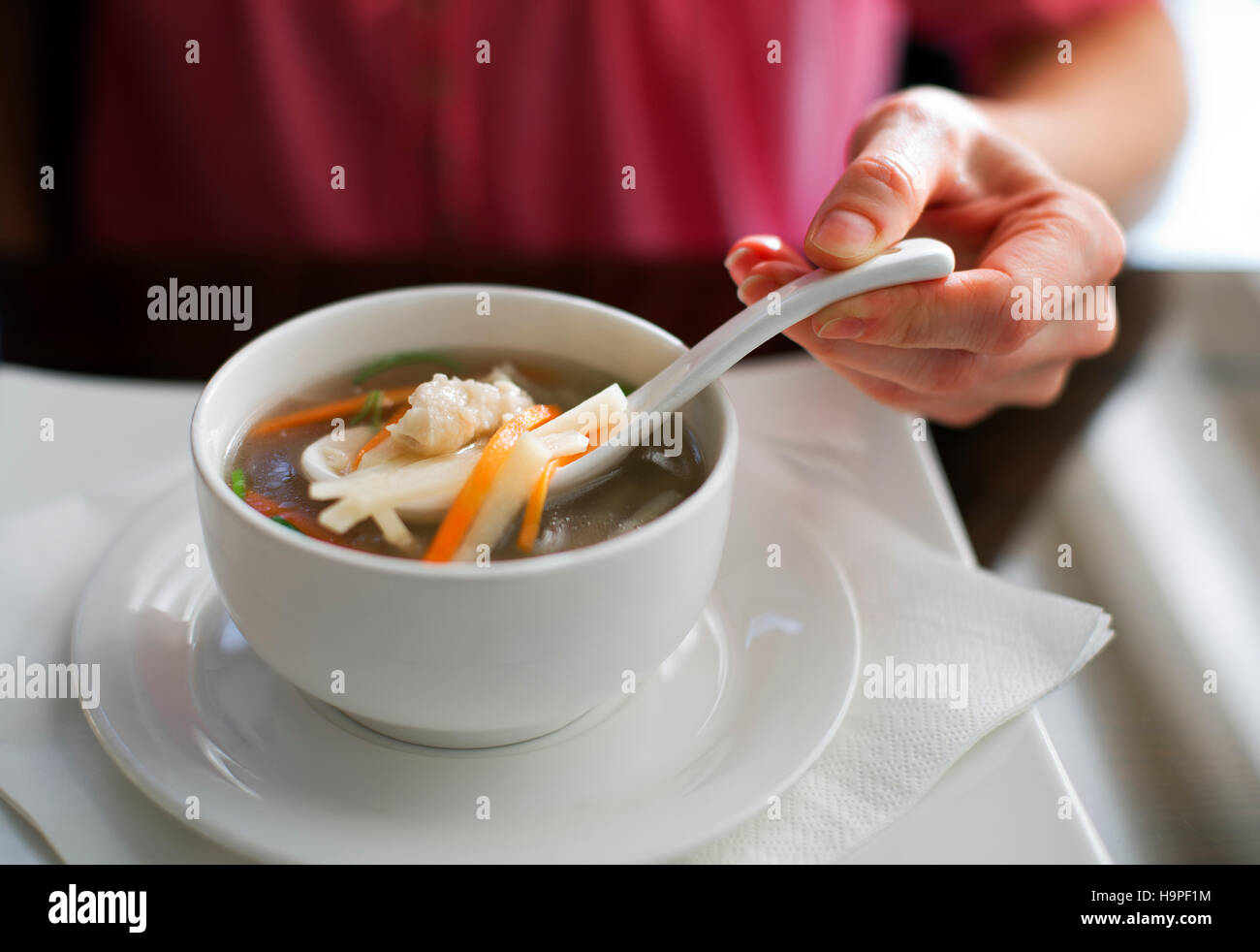 Vegetable and chicken soup hi-res stock photography and images - Alamy