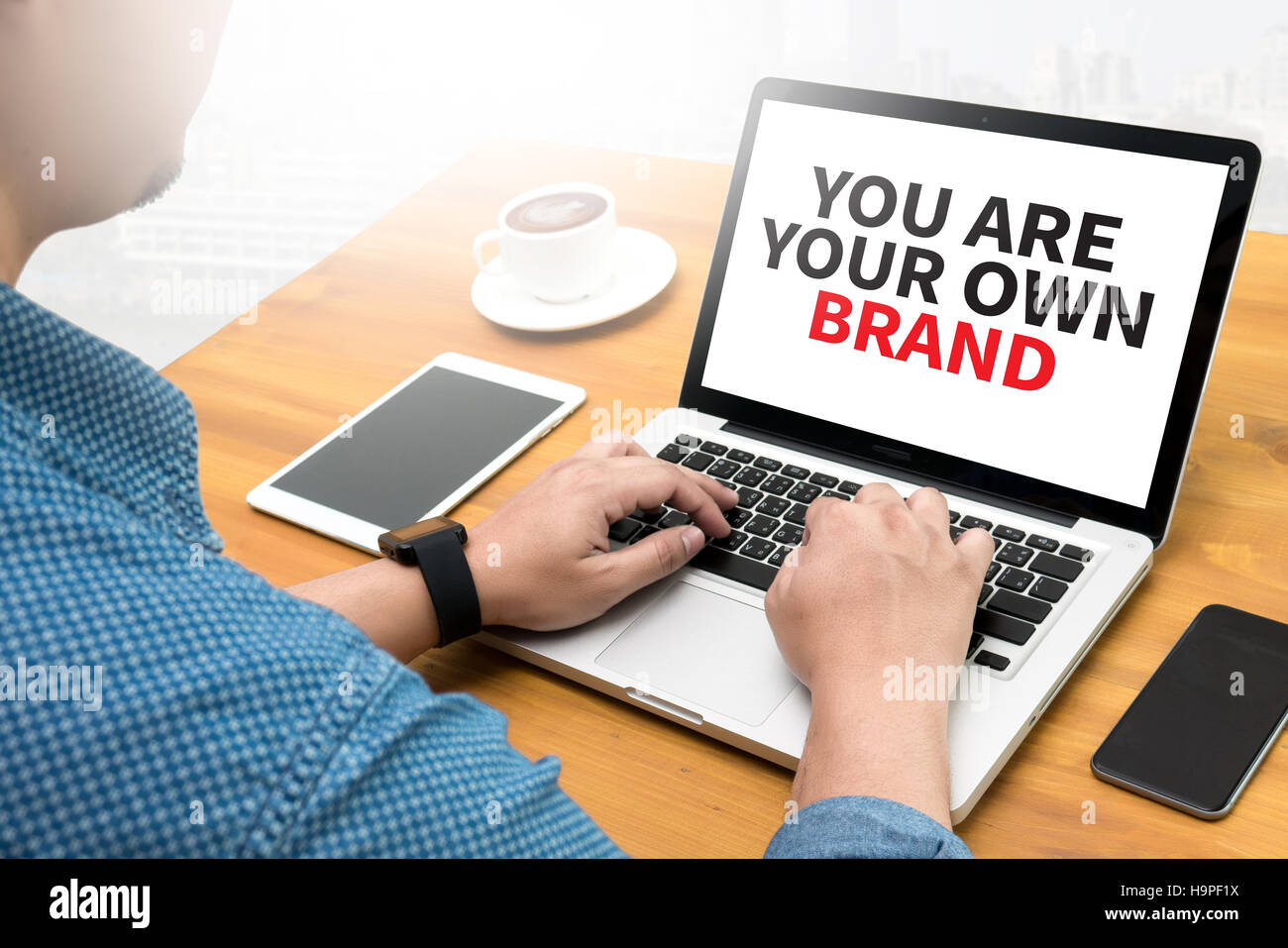YOU ARE YOUR OWN BRAND Stock Photo - Alamy