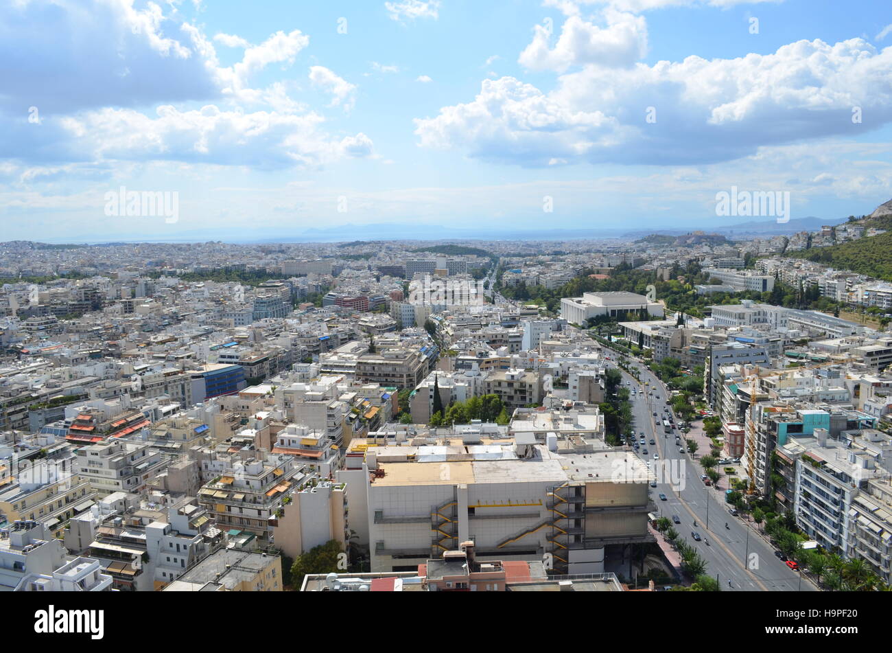 Panoramic view of the city from above Stock Photo - Alamy