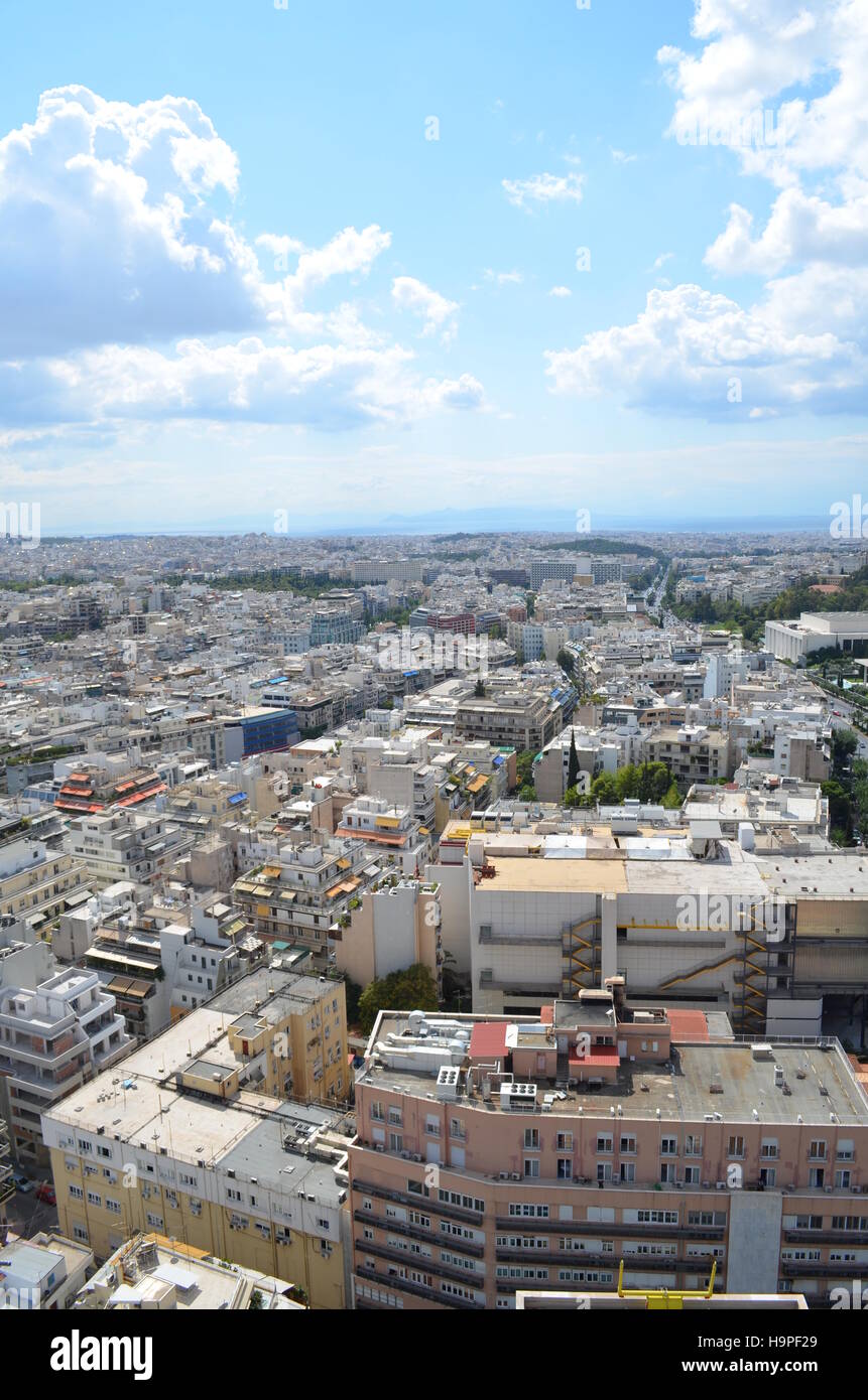 Panoramic view of the city from above Stock Photo - Alamy