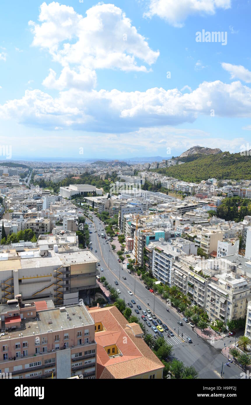 Panoramic view of the city from above Stock Photo - Alamy