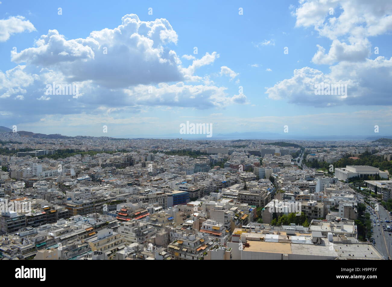 Panoramic view of the city from above Stock Photo - Alamy