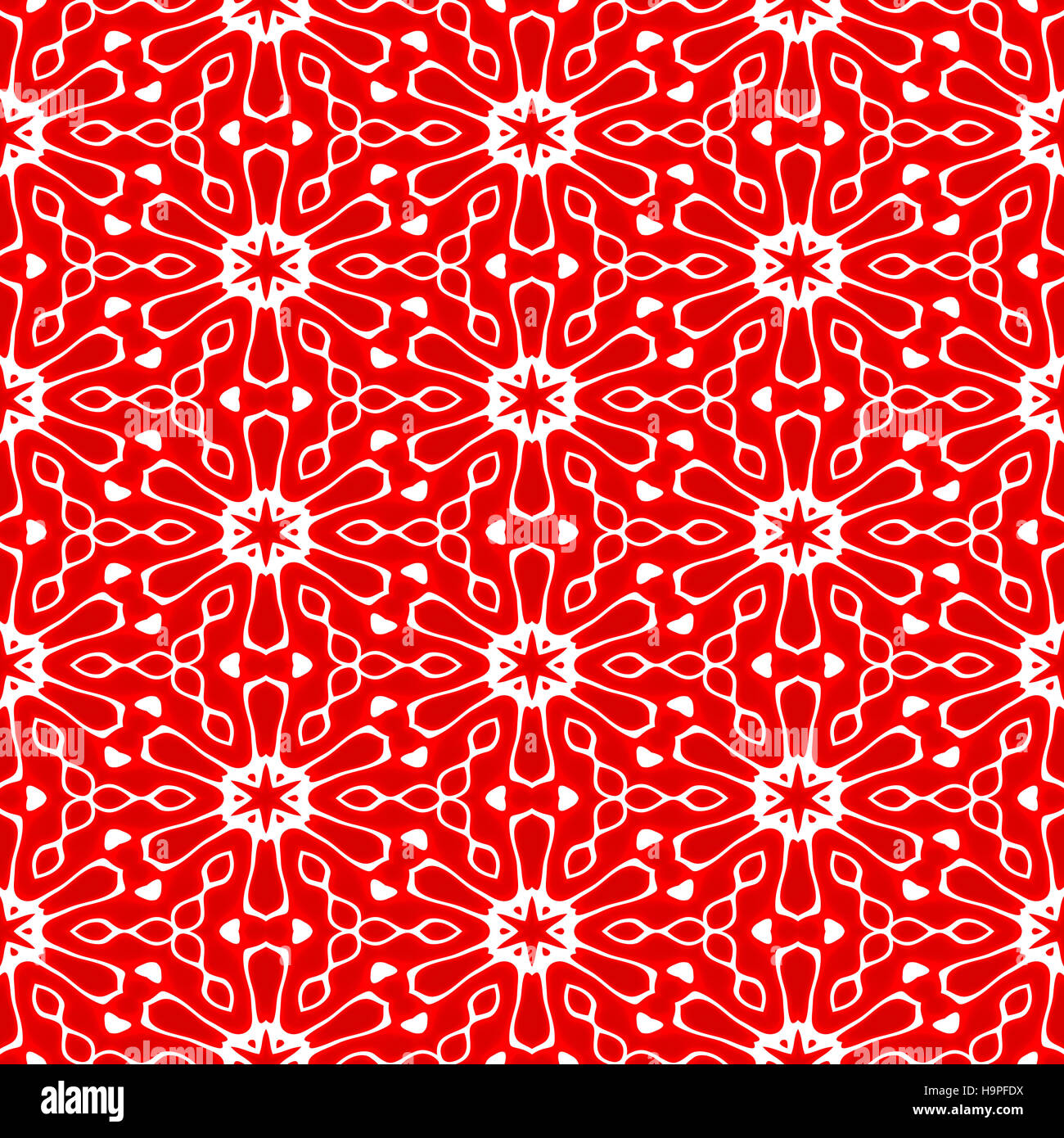 Snowflakes on Red Seamless Background Stock Photo - Alamy